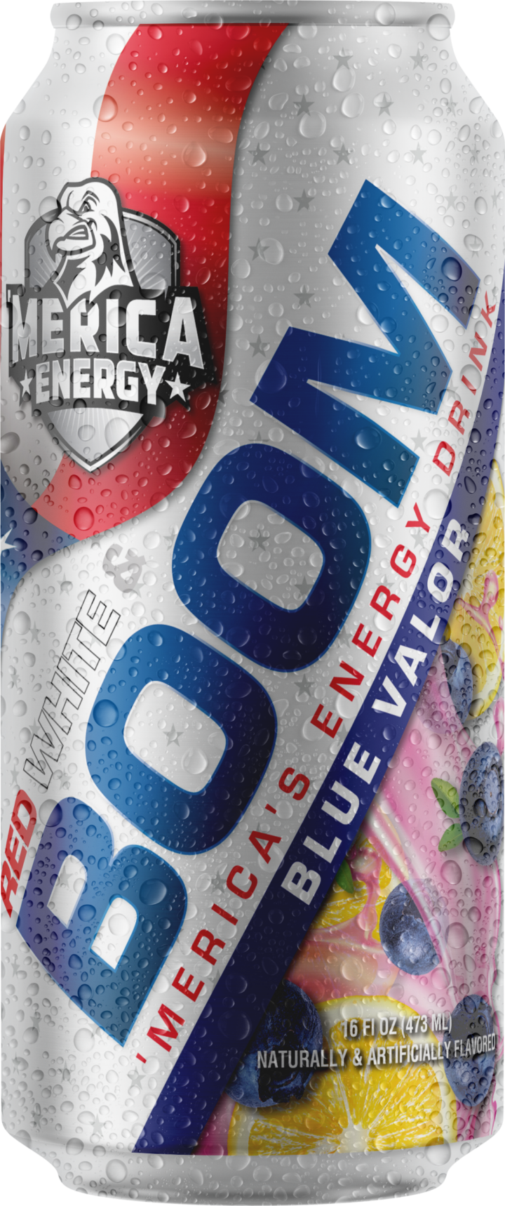 Merica Energy BLUE VALOR Flavor Drops in Time for Summer