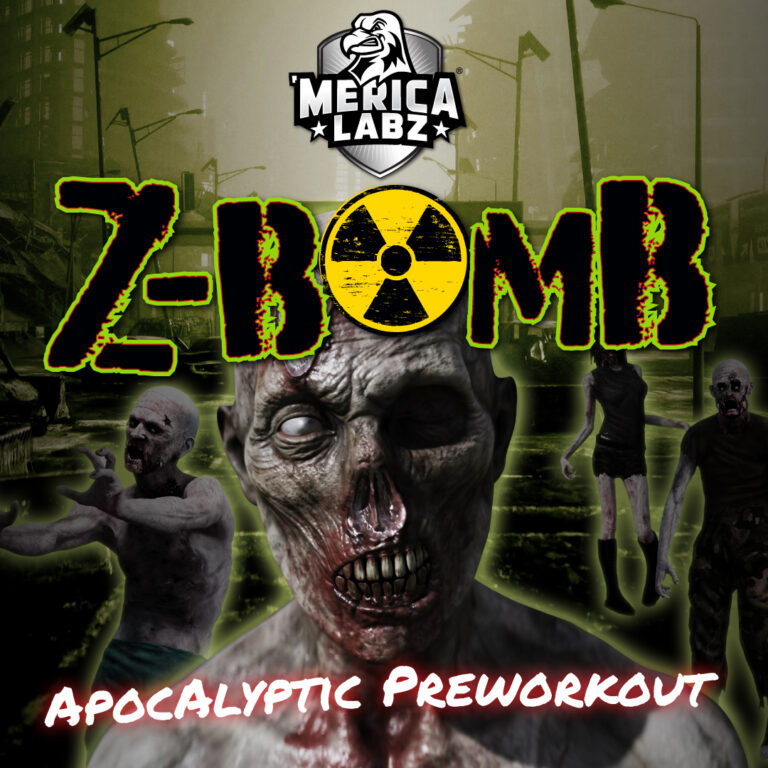 Merica Labz Z-Bomb: Zynamite Powered Pre-Workout for the Zombie Apocalypse