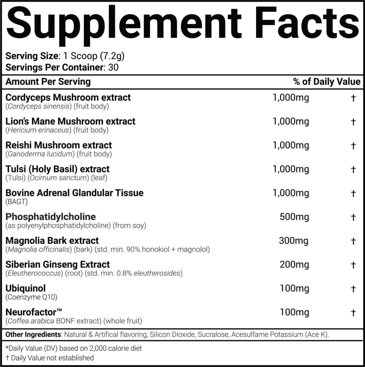 Morphogen Adaptogen: ZING Ginger Chai Latte