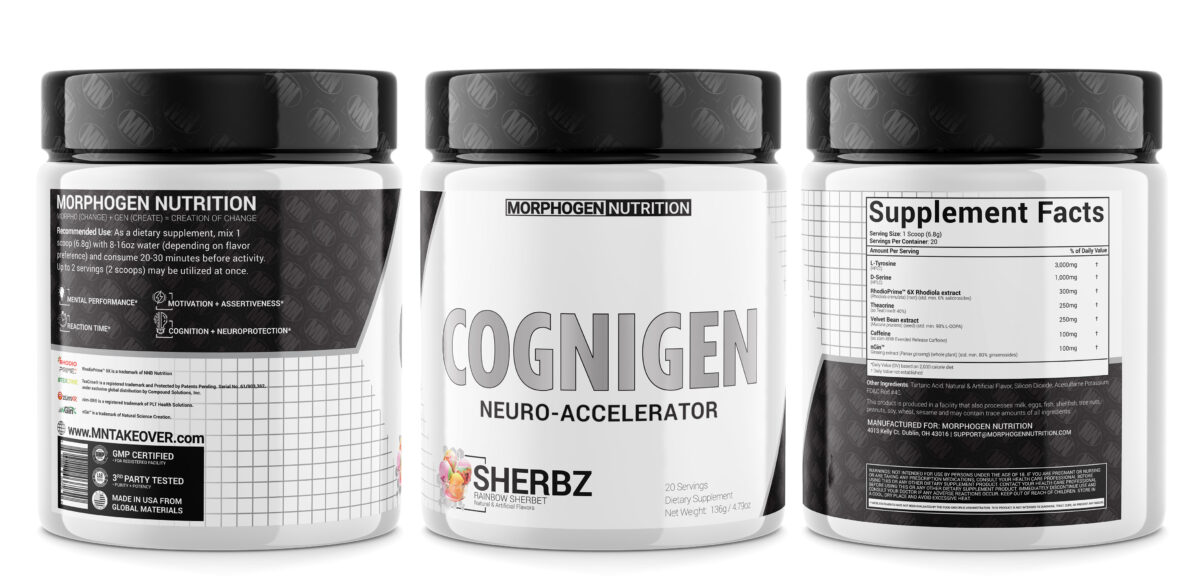 Morphogen Nutrition COGNIGEN Nootropic: The Perfect Focus Add-On