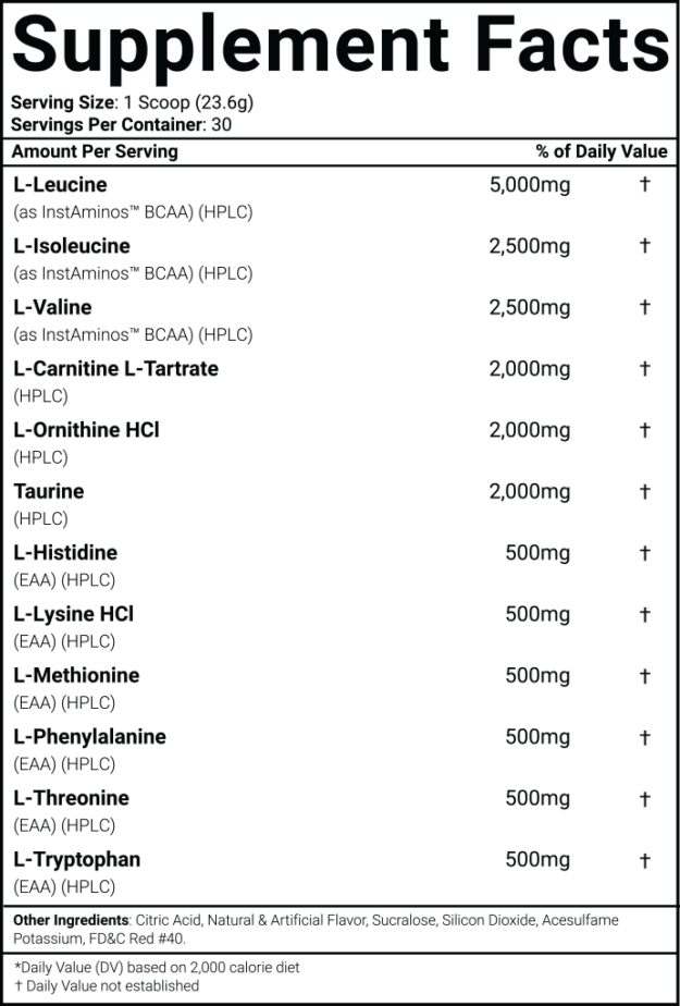 Morphogen Synthegen: Do-It-All Essential Amino Acid Formula