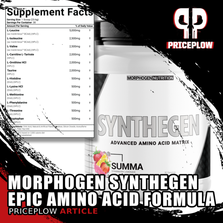 Morphogen Synthegen: Do-It-All Essential Amino Acid Formula