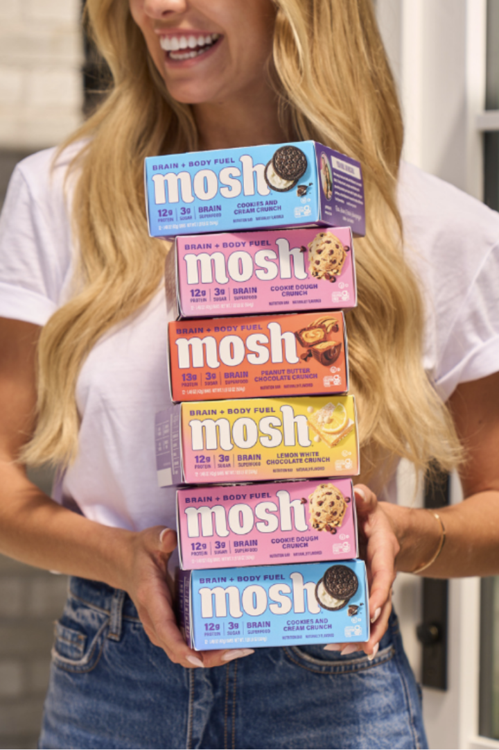 Mosh Bar: A Brain and Body Fuel Protein Bar with 125mg Cognizin® Citicoline!
