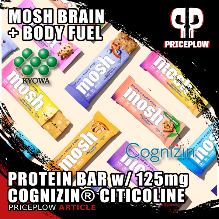 Mosh Bar: A Brain and Body Fuel Protein Bar with 125mg Cognizin ...