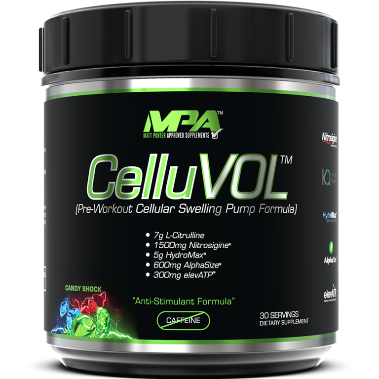 MPA Supps CelluVOL - Matt Porter's Personal Pre Workout!