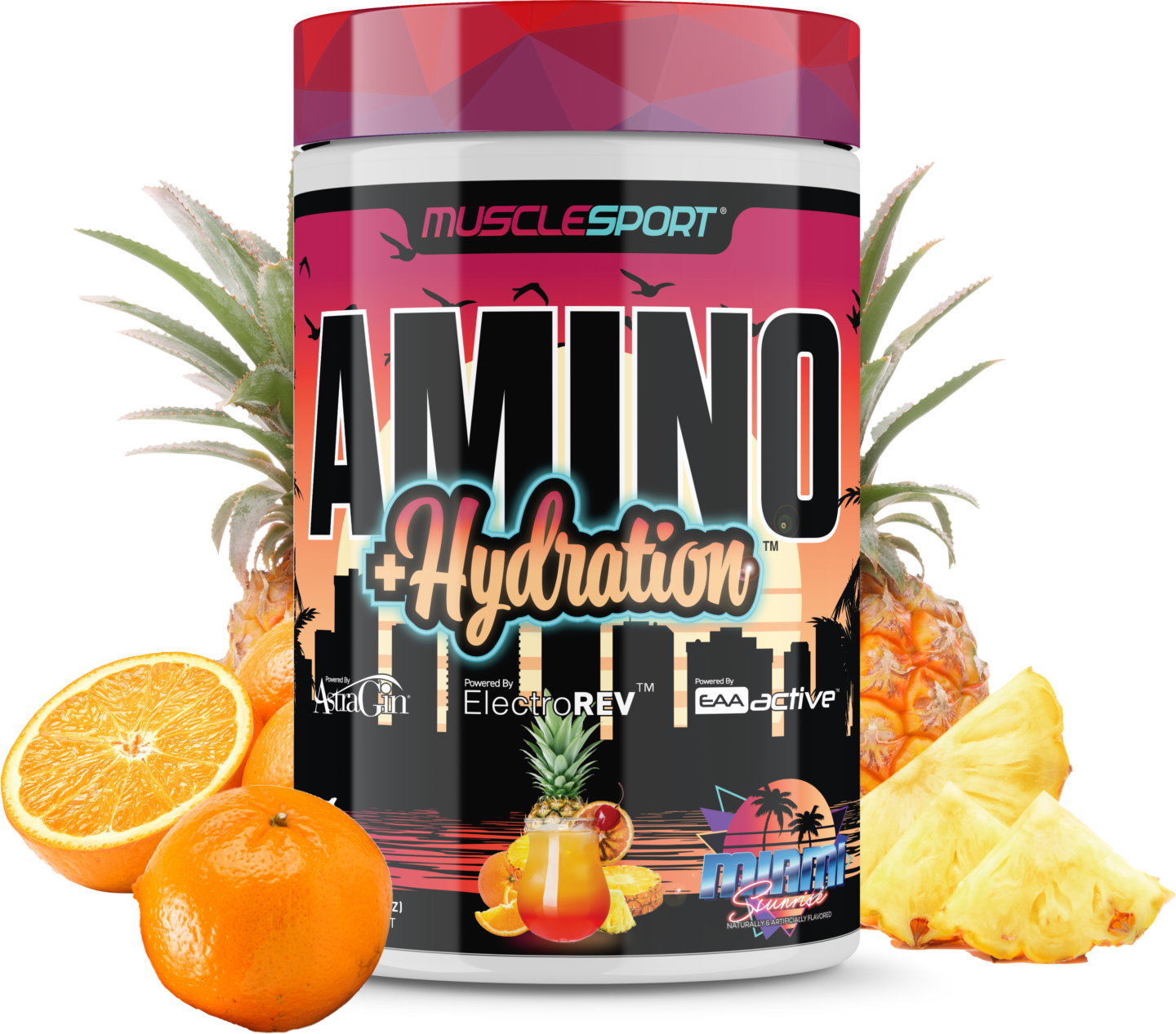 Musclesport Miami Sunrise: Tropical Flavor Hits Both Amino +Hydration ...