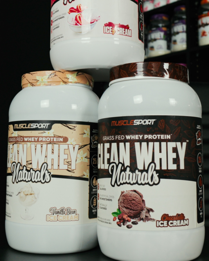 Musclesport Clean Whey Naturals: Pure Grass-Fed Protein with Nothing ...