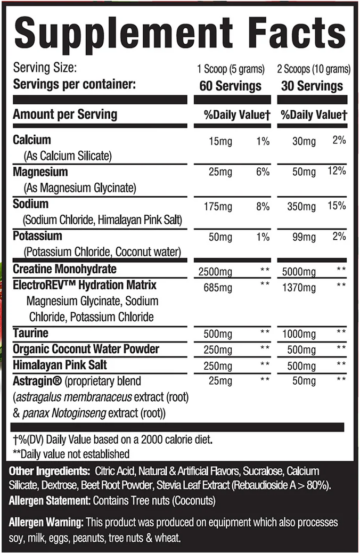 Musclesport Creatine + Hydration Blueberry Lemonade