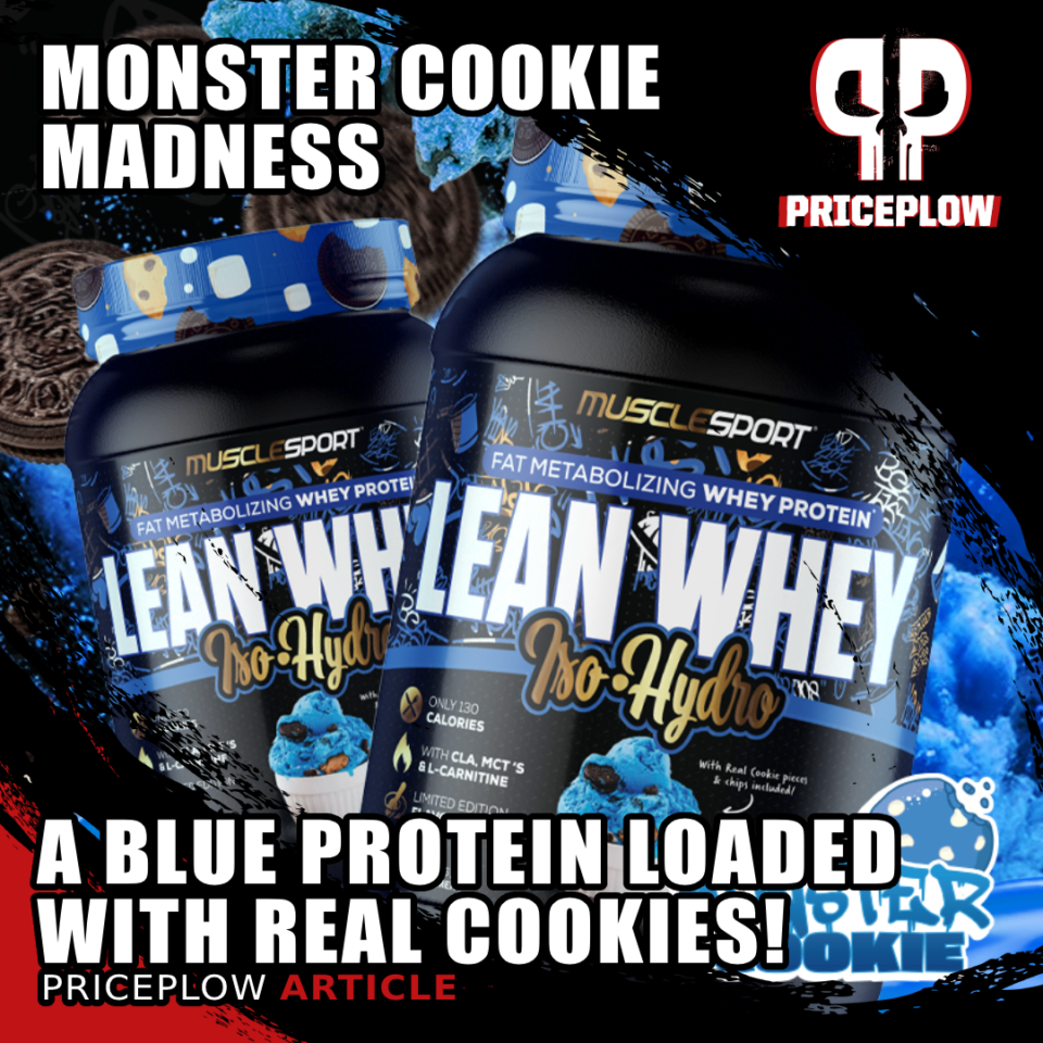 Musclesport Lean Whey MONSTER COOKIE with Cream-Filled Cookies... and ...
