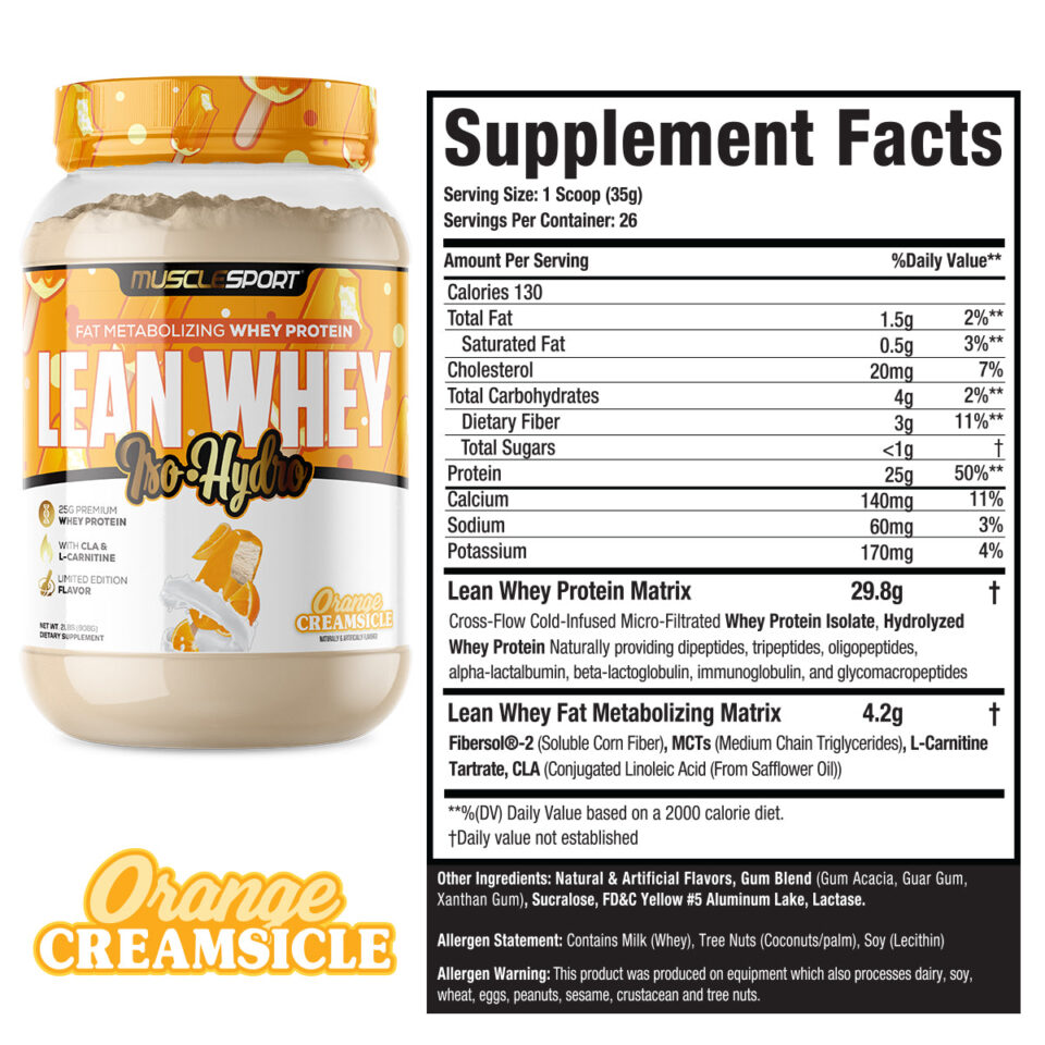 Musclesport Lean Whey Summer Scoops 2024 Flavors Are Here!