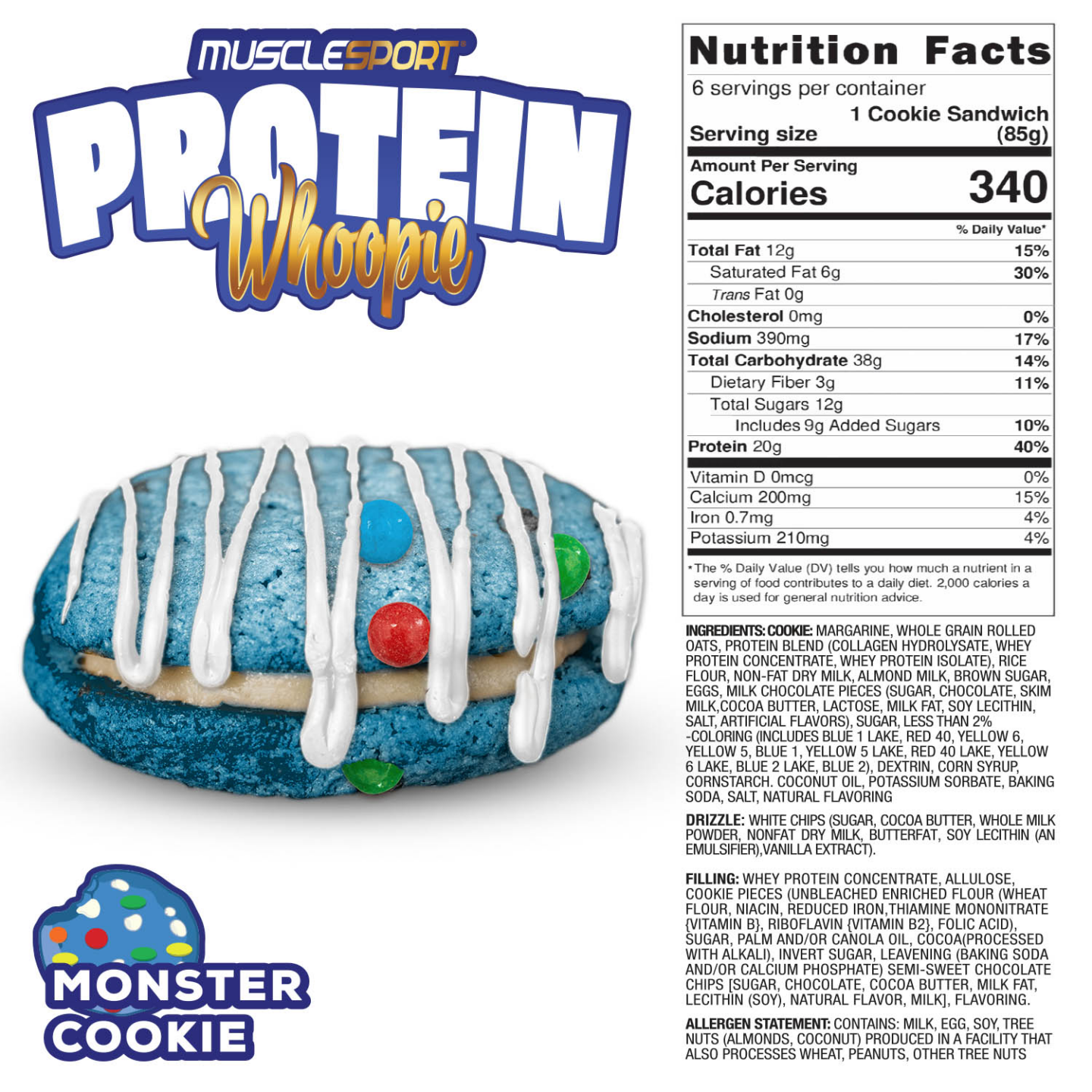 MuscleSport Launches Protein Whoopie Cookies: A Delicious High-Protein ...