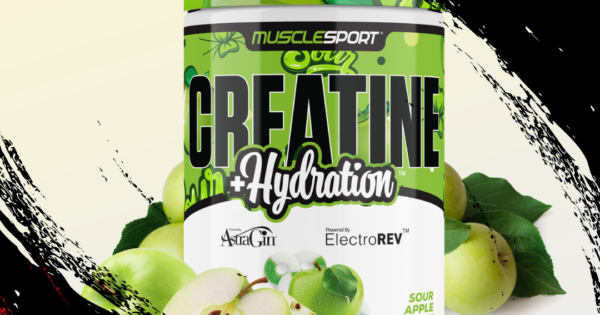 Musclesport Sour Apple Candy Creatine + Hydration