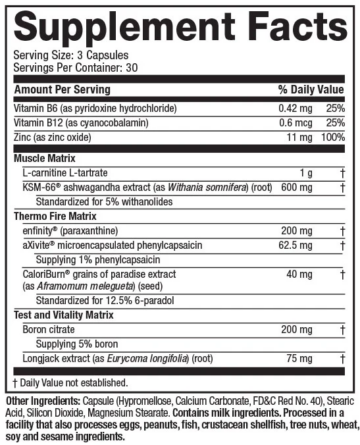 MuscleTech Alpha Test Thermo XTR: Upgraded Fat Burning Testosterone Booster