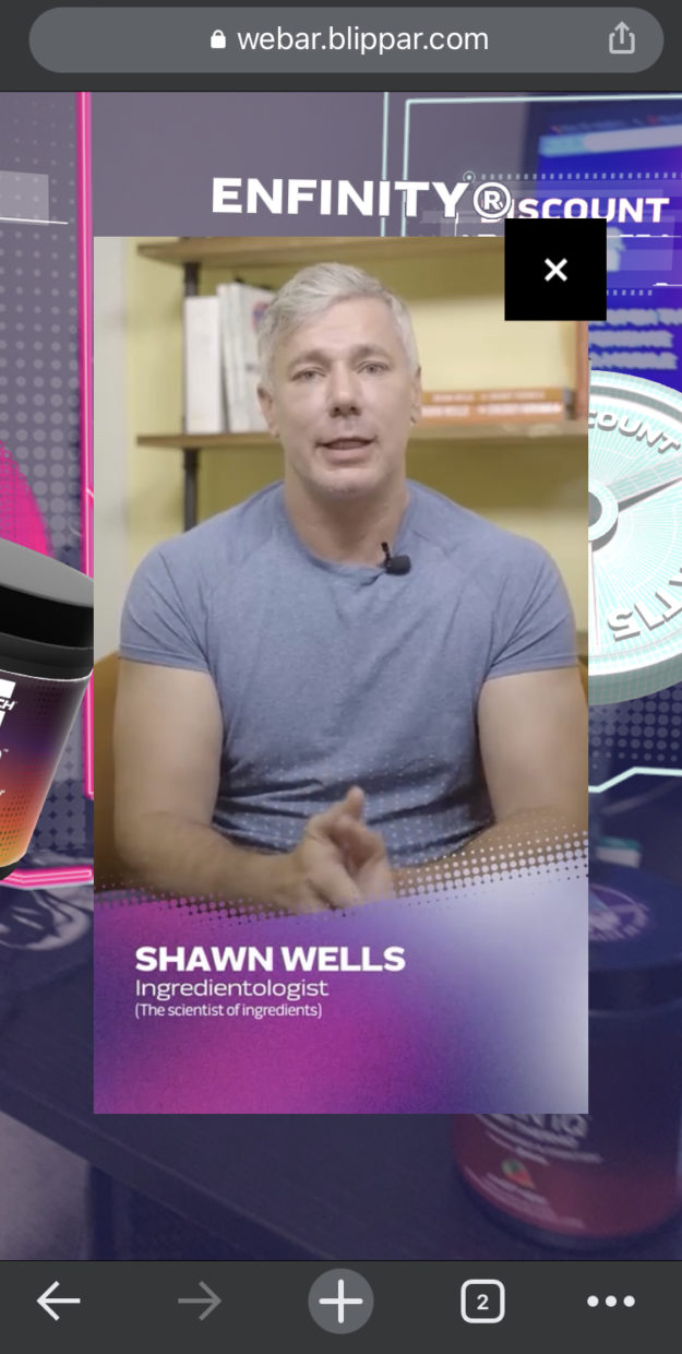 MuscleTech Augmented Reality Brings Product Education