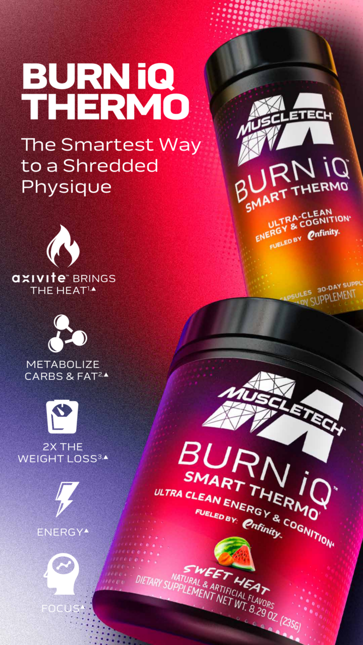 MuscleTech Burn iQ Thermo Powder: The Smarter Way to Burn Fat
