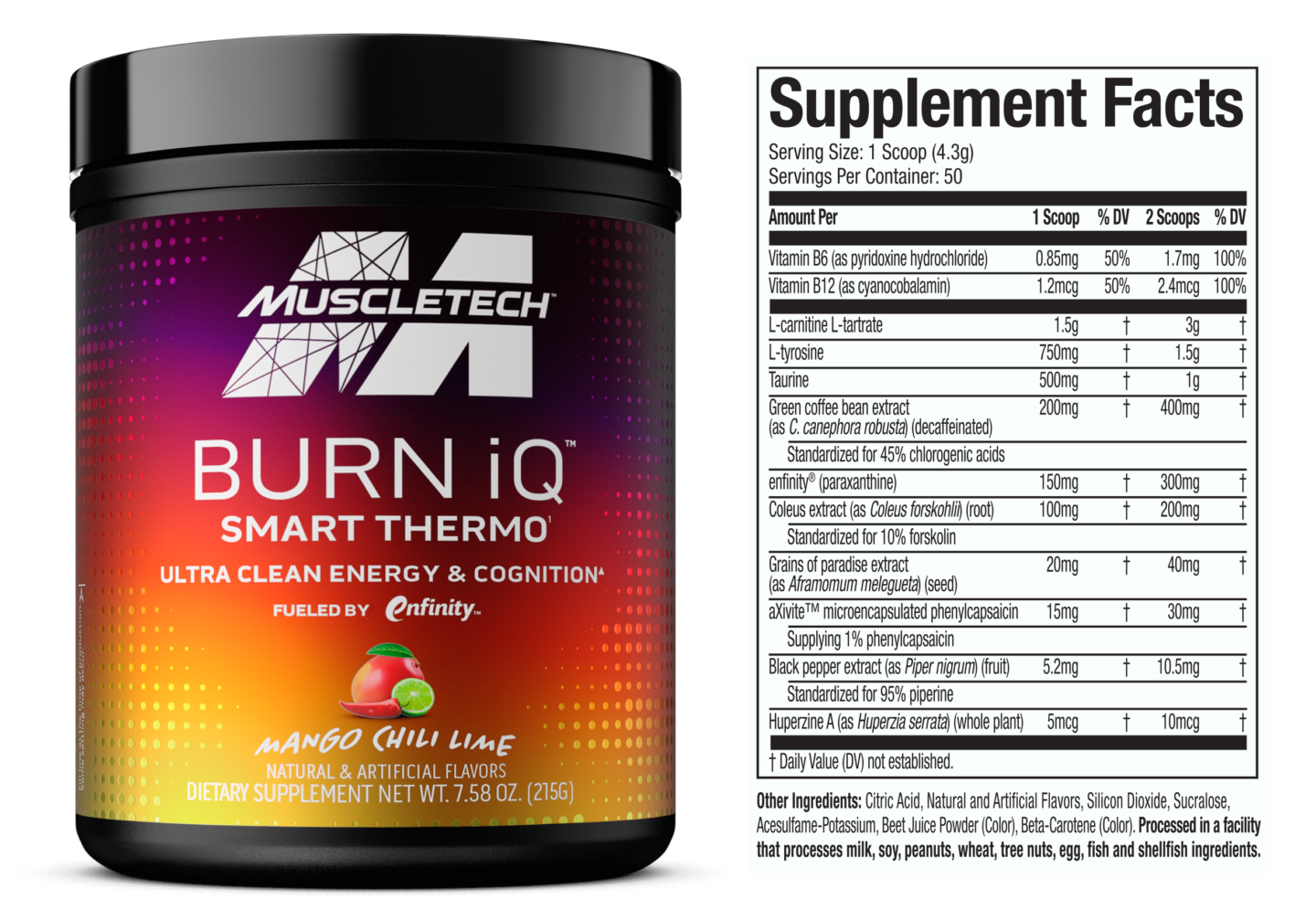 MuscleTech Burn iQ Thermo Powder: The Smarter Way to Burn Fat