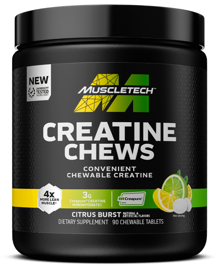 MuscleTech Creatine Chews Launched for a Sweet Citrus Burst