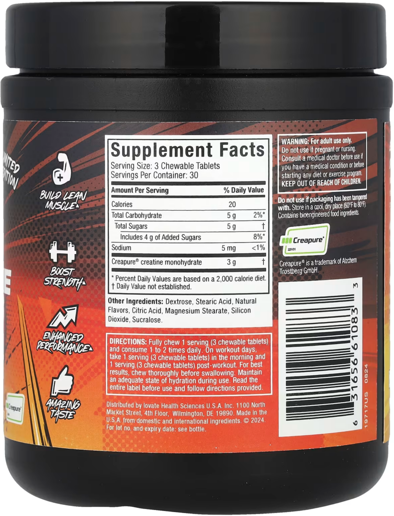 Boogieman Punch Creatine Chews: MuscleTech Adds a Tropical Twist