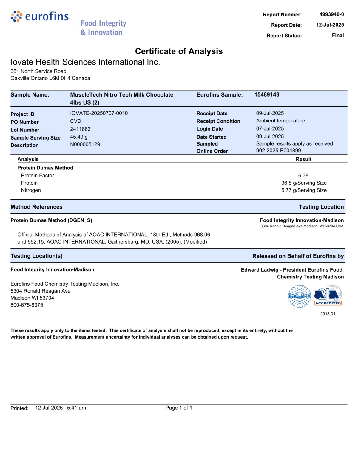 The Malaysian MuscleTech Nitro-Tech Testing Controversy: Facts, Fiction ...