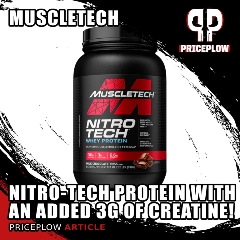 MuscleTech Nitro-Tech Whey Protein w/ Added Creatine!