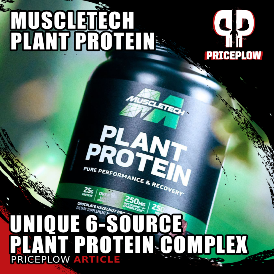 MuscleTech Plant Protein: A Unique SIX-Protein Blend for Smoothness