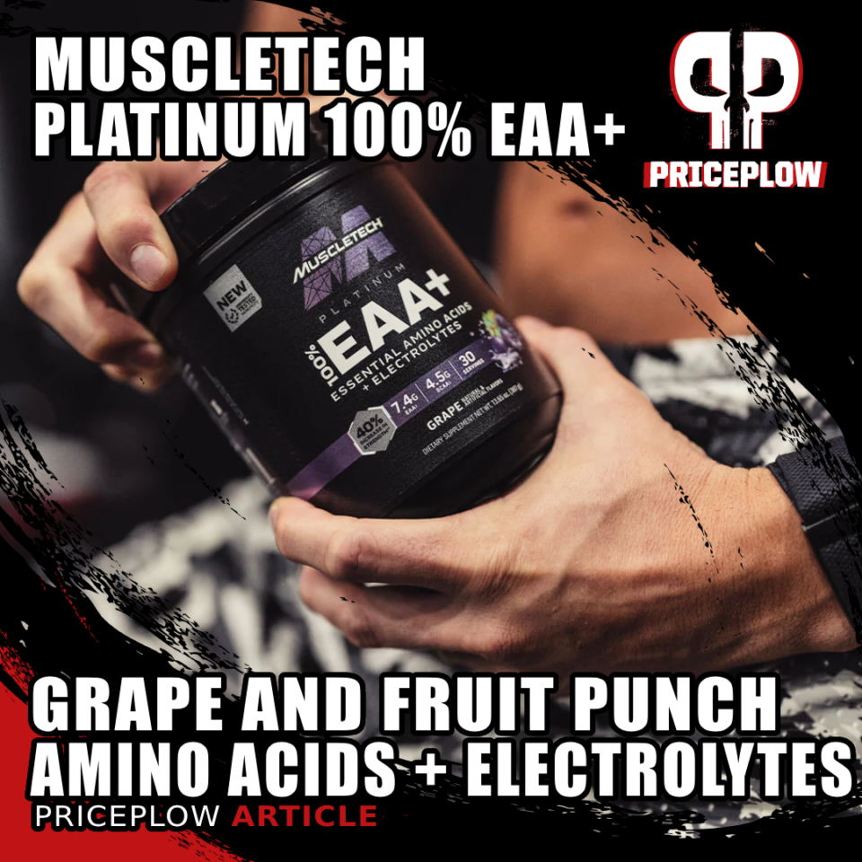 MuscleTech Platinum 100% EAA+ Amplify Recovery and Rehydrate