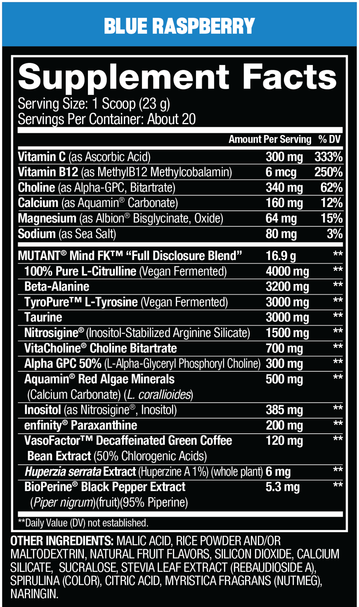 Nootropic Powered MIND FREAK Pre-Workout Supplement - ThaiMedFood