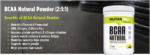 NutraBio BCAA Natural Powder: No Artificial Nonsense!