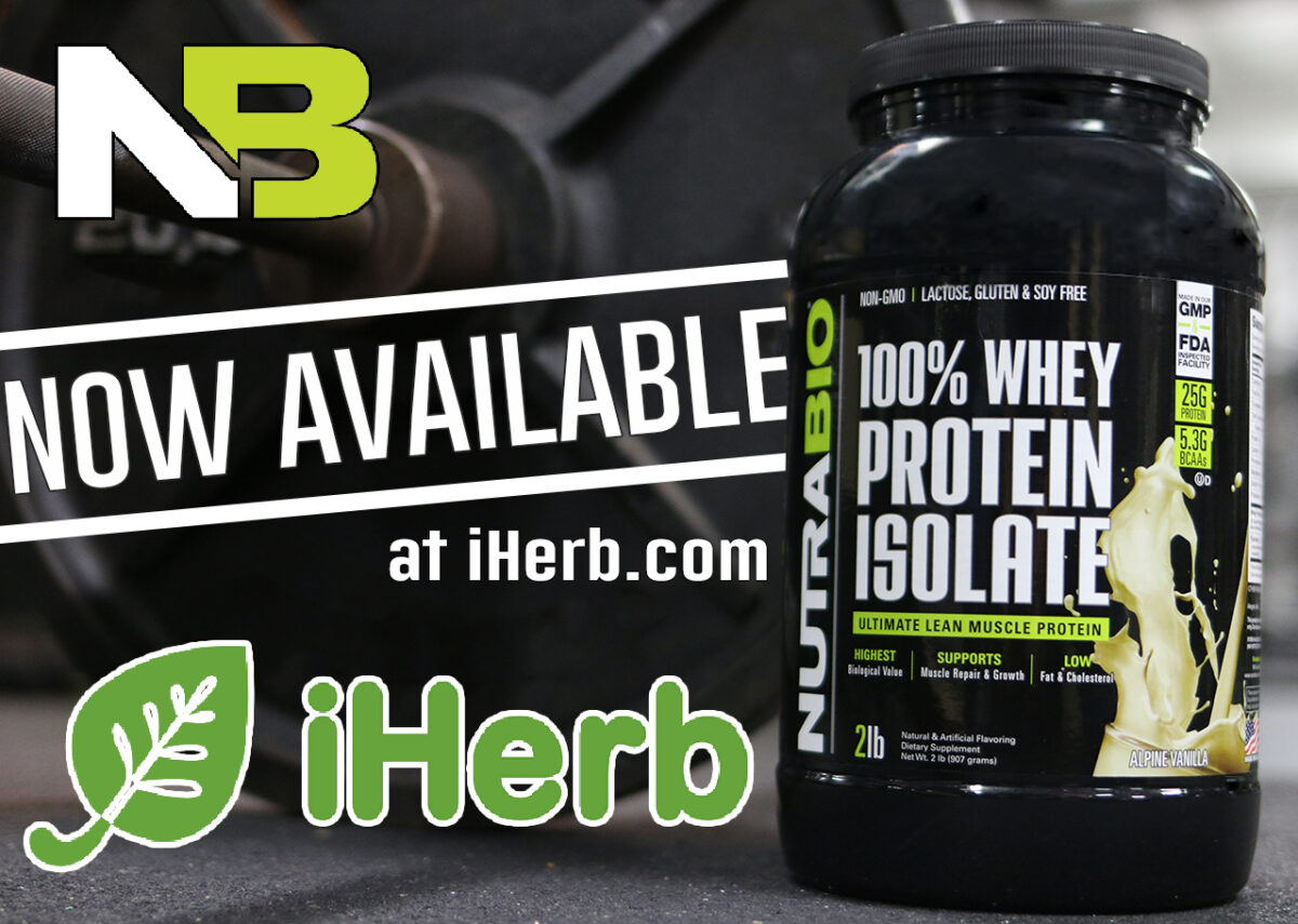 NutraBio Goes International in a Big Way: Now Sold at iHerb.com