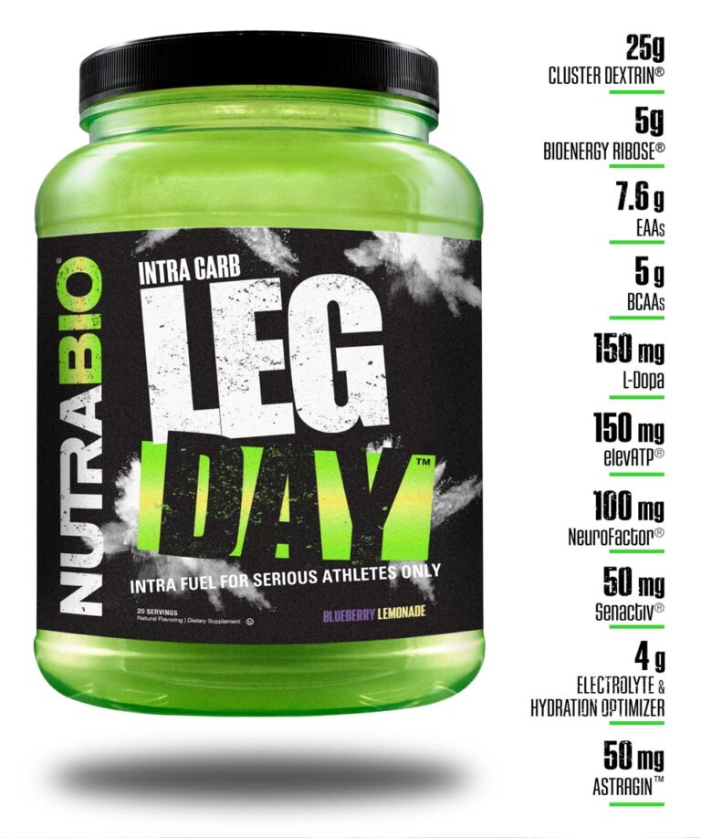 LEG DAY! NutraBio Intra Workout Powerhouse Supplement is a Monster!