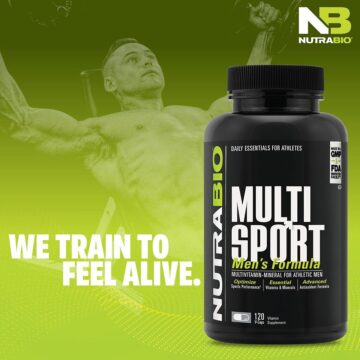 NutraBio MultiSport Men's Formula Revitalized with Better B Vitamins!