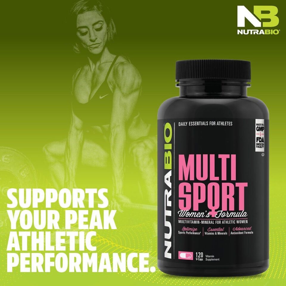 NutraBio MultiSport Men's Formula Revitalized with Better B Vitamins!