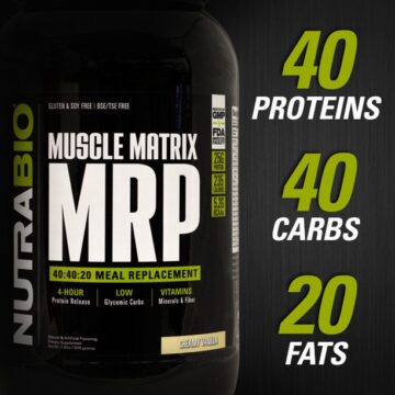 NutraBio Muscle Matrix MRP: An Athlete's Meal