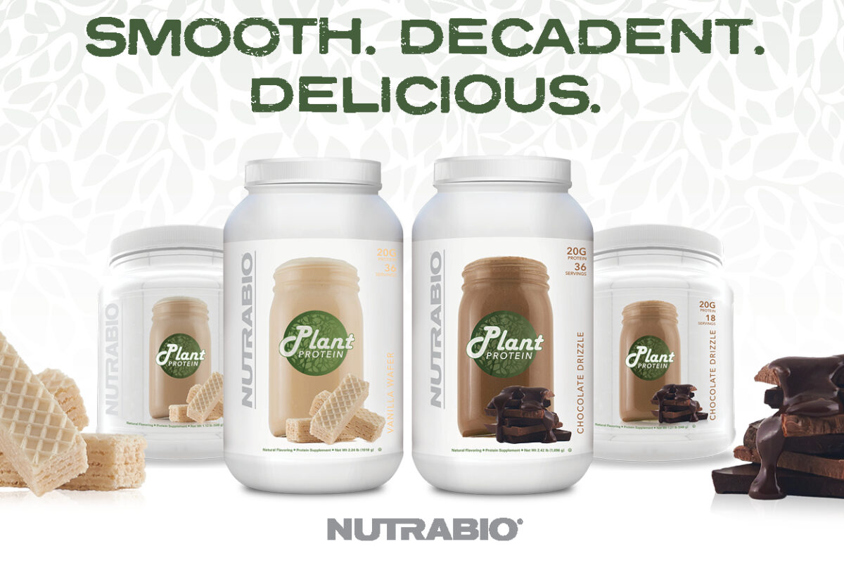 NutraBio Plant Protein Now in Vanilla Wafer and Chocolate Drizzle