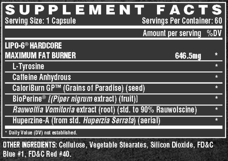 Nutrex Lipo-6 Hardcore: Maximize Fat Burn, Preserve Muscle Mass