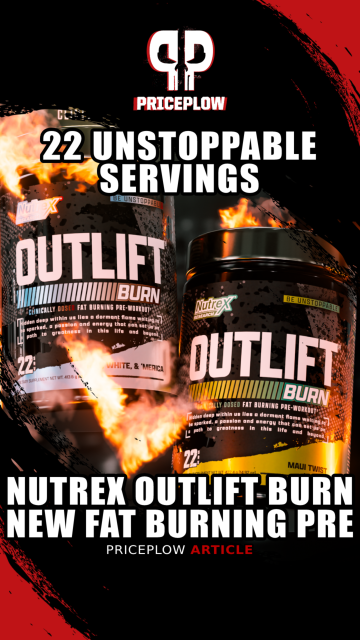Nutrex Outlift BURN Fat Burning Pre-Workout with Metabolyte