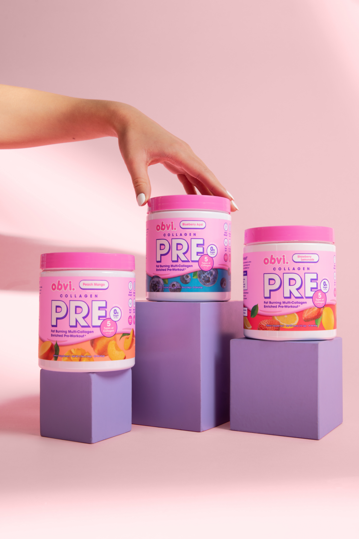 Obvi Collagen Pre: A Skin-Protecting Pre-Workout Supplement with NeuroRush!