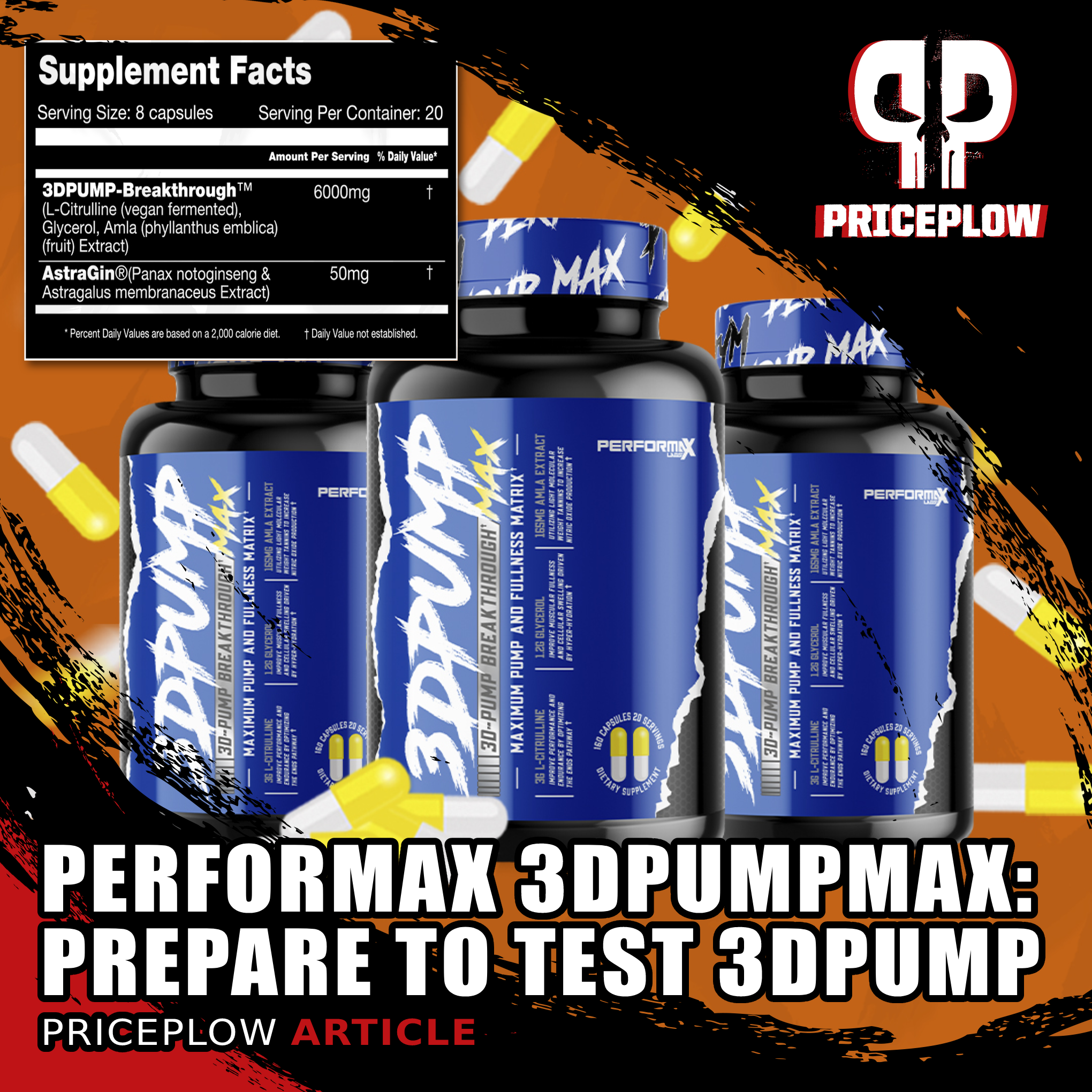Performax Labs 3DPUMPMax: The Best Way to Test 3DPUMP Breakthrough!