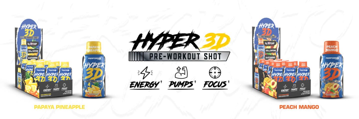 Performax Labs Hyper 3D: Innovative 2oz Pre-Workout Shot