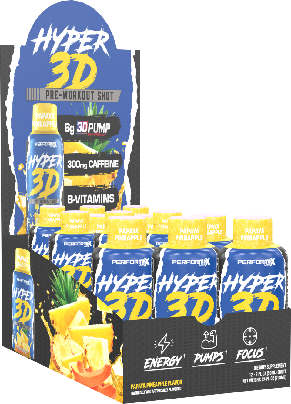 Performax Labs Hyper 3D: Innovative 2oz Pre-Workout Shot