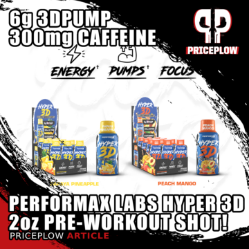 Performax Labs Hyper 3D: Innovative 2oz Pre-Workout Shot