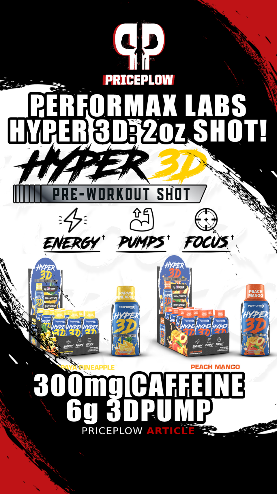 Performax Labs Hyper 3D: Innovative 2oz Pre-Workout Shot