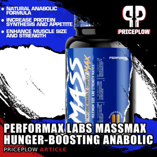 Performax Labs MassMax: Natural Anabolic & Hunger Booster