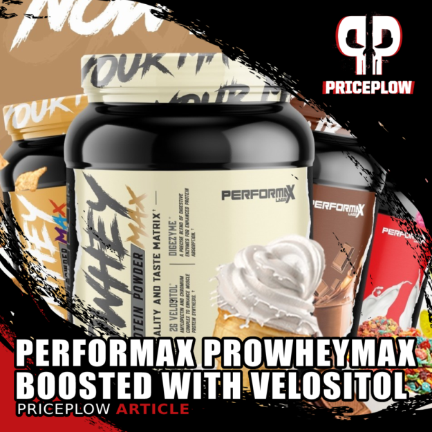 Performax Labs ProWheyMax: Protein Boosted by Velositol and DigeZyme
