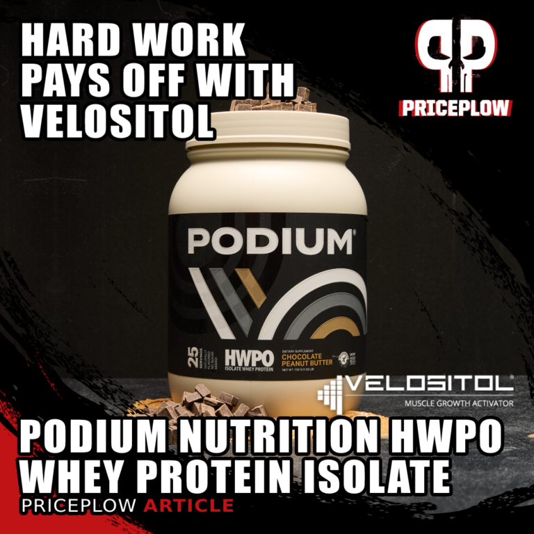 Podium Nutrition HWPO Whey Isolate: Hard Work Pays Off with Velositol