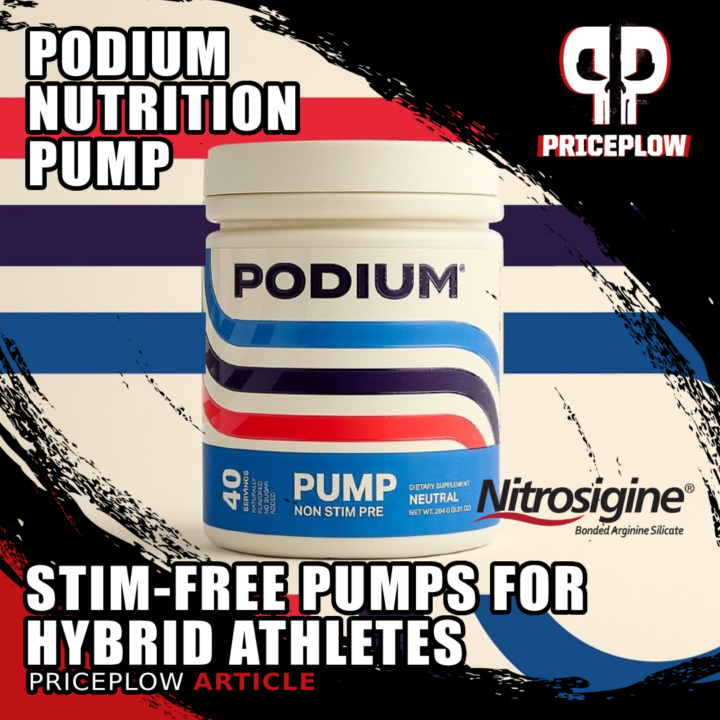 Podium Nutrition PUMP: Stim-Free Pre-Workout Pumps for Hybrid Athletes