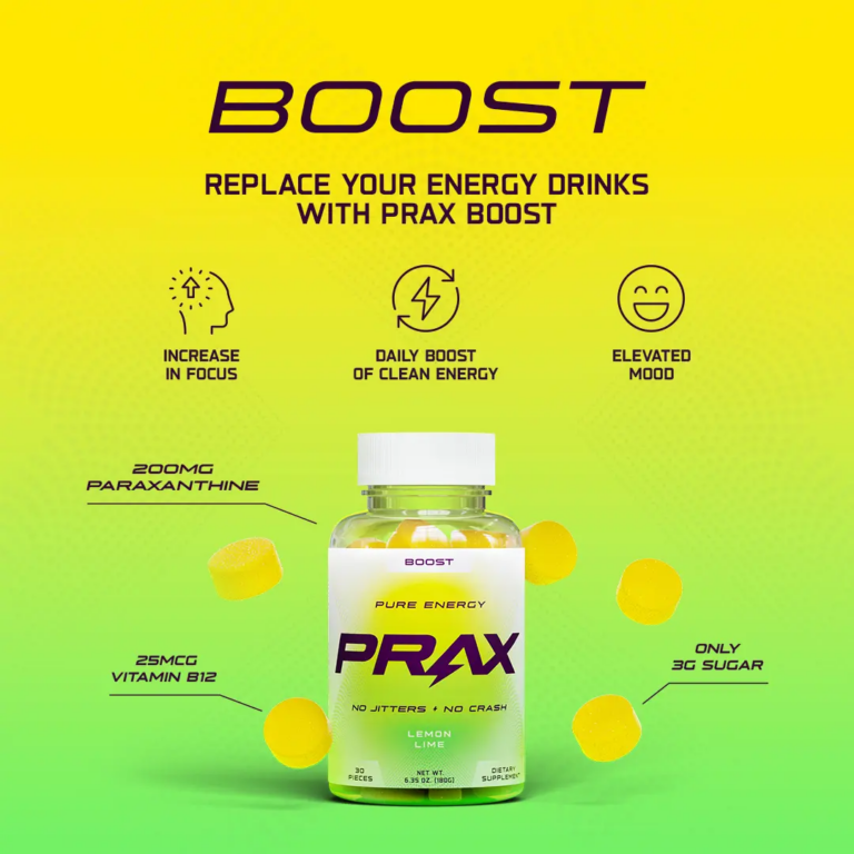 PRAX Gummies: Paraxanthine-Powered Energy Without Caffeine's Downsides