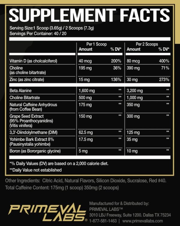 Primeval Labs Ape Sh*t ALPHA: The Apex Predator Pre Workout