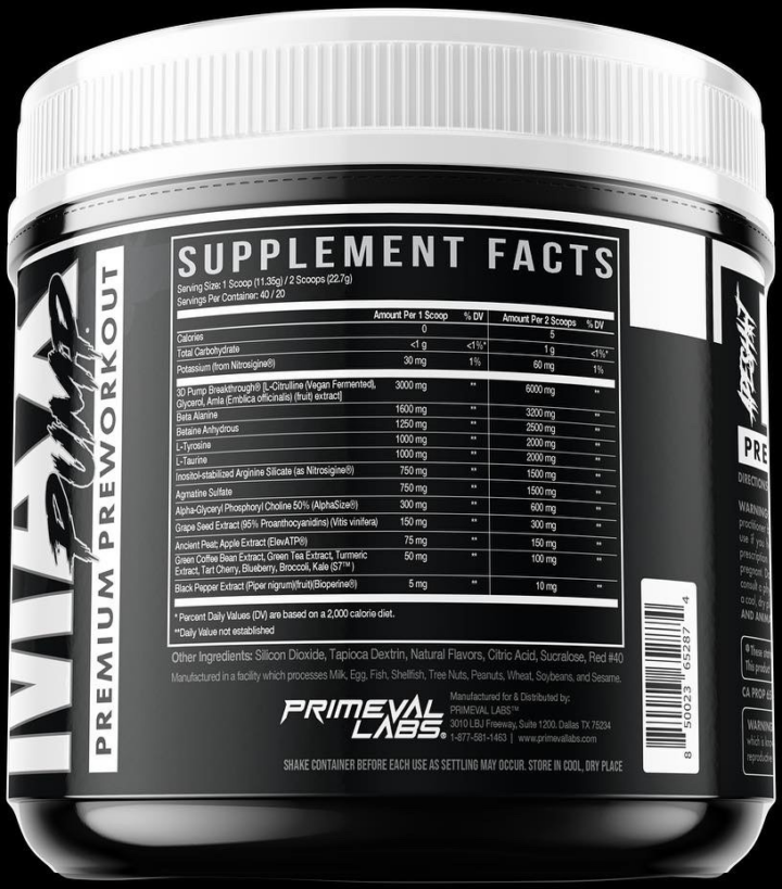 Primeval Labs Ape Sh*t MAX PUMP: Unleash the Inner Primate Pump