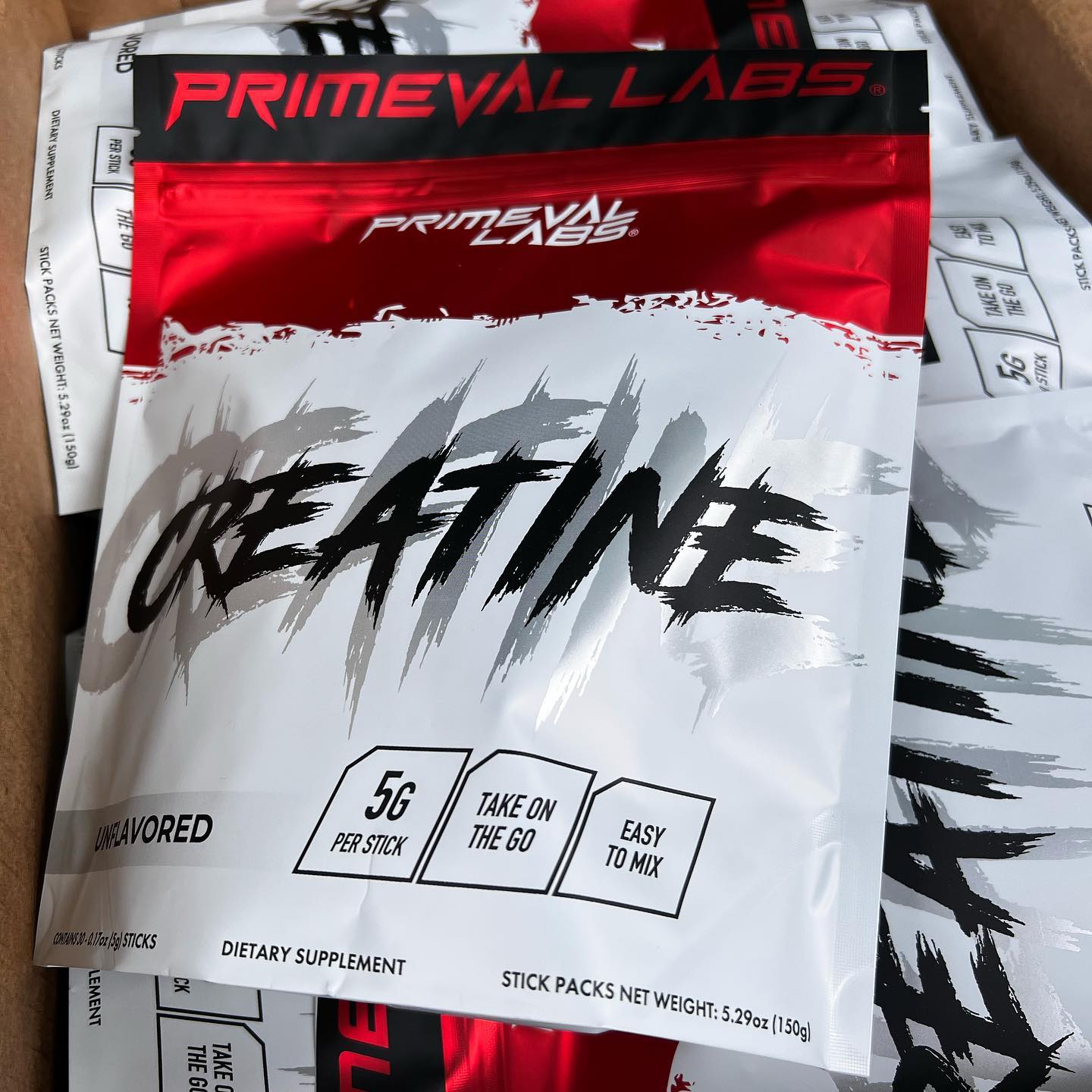 Primeval Labs Creatine Now in Convenient Stick Packs